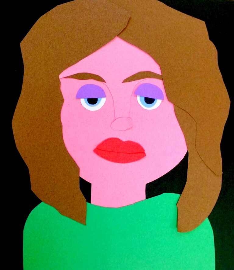 Construction paper portrait construction-paper-portrait