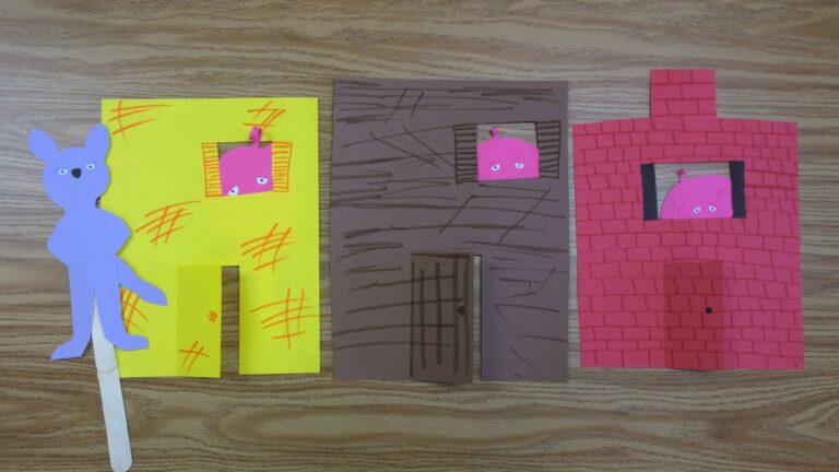 Three Little Pigs - Retelling Puppets Craft And Activity
