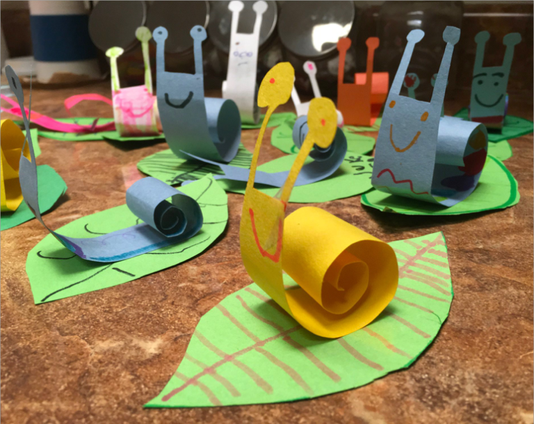 Snail Craft - An Easy Paper Snail Craft For Kids