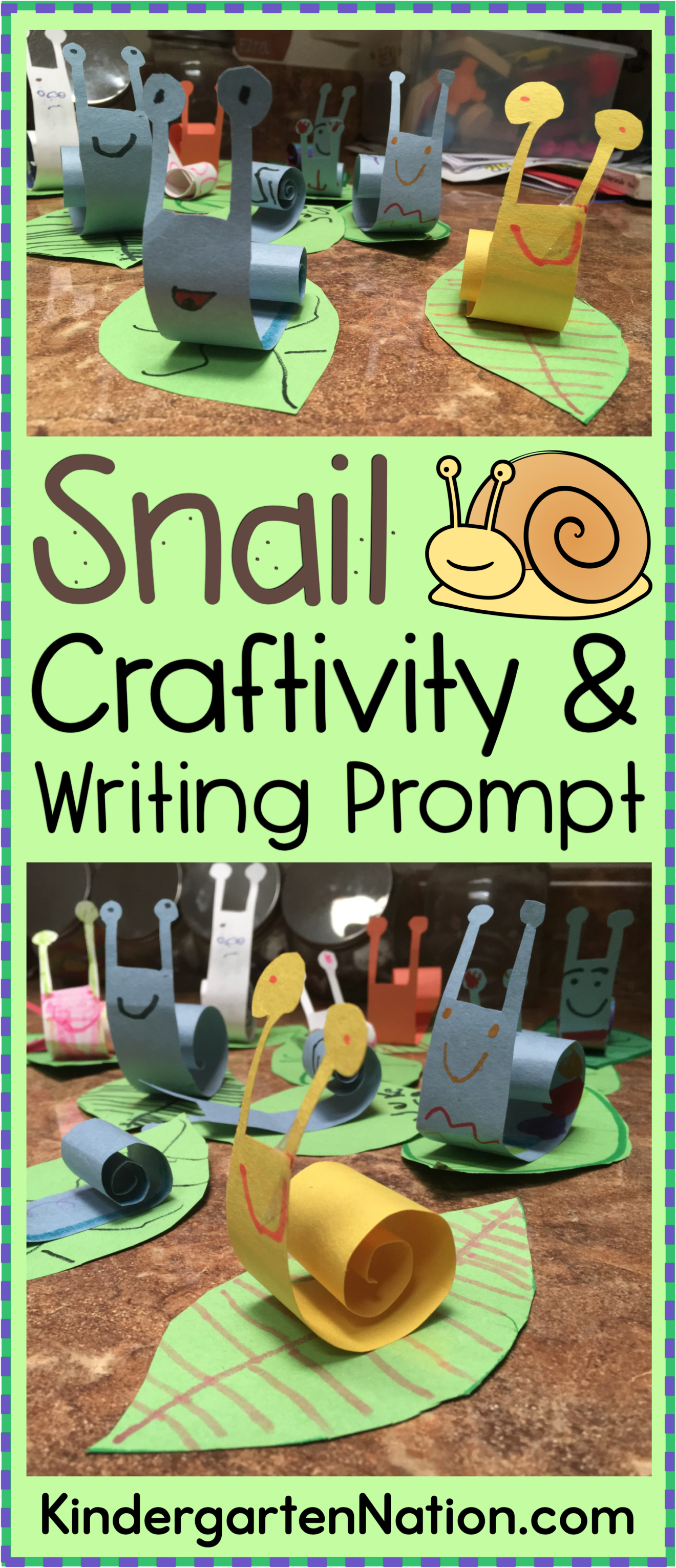 Snail Craft - An Easy Paper Snail Craft For Kids