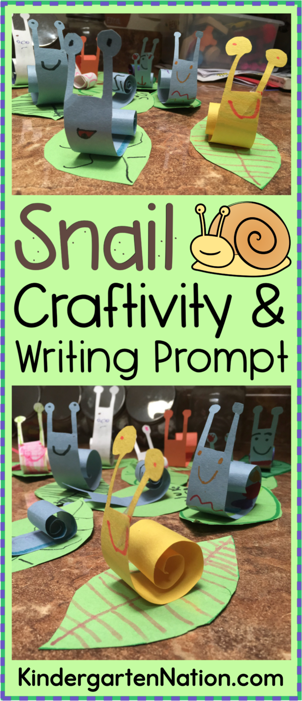Snail Craft & Writing Prompt