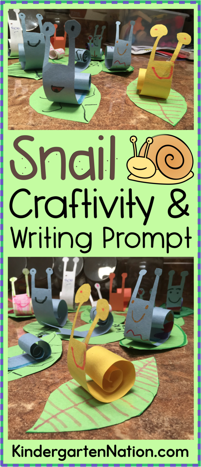 Snail Craft - An Easy Paper Snail Craft For Kids