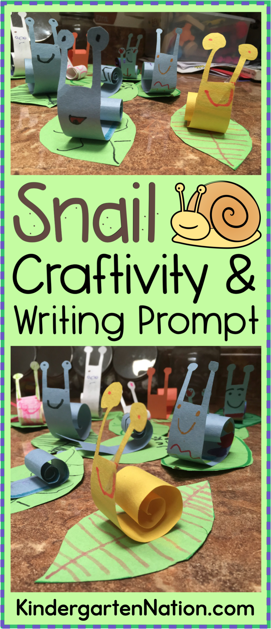 Snail Craft - An Easy Paper Snail Craft For Kids
