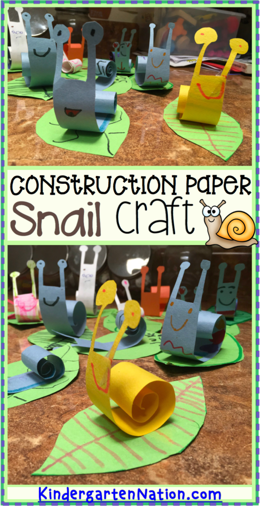 Snail Craft & Writing Activity