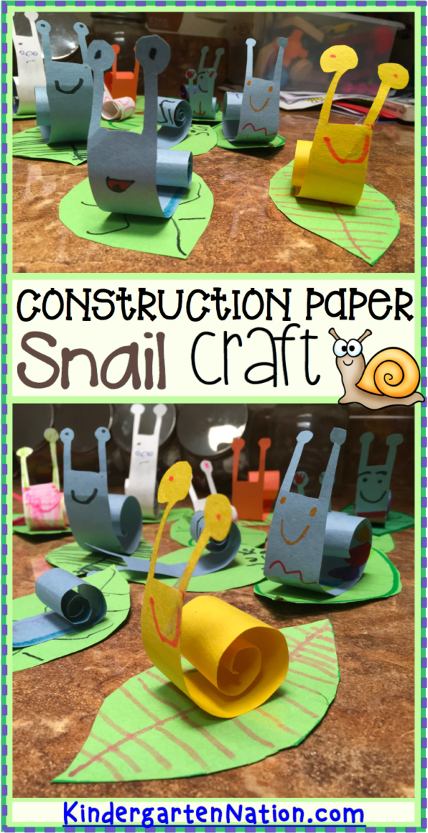 Snail Craft & Writing Activity