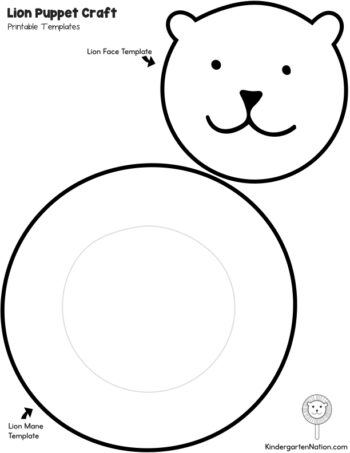 Lion Puppet Craft | Kindergarten Nation