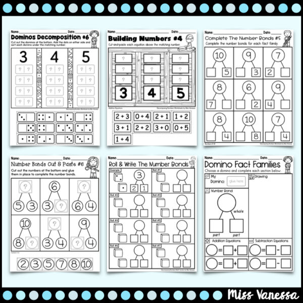 Composing And Decomposing Numbers Worksheets For Numbers 0 10 Instant
