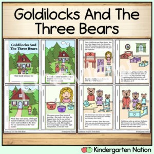 Fairy Tales Printable Short Stories Mini-Books | Kindergarten Nation