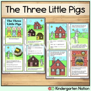 Fairy Tales Printable Short Stories Mini-Books | Kindergarten Nation