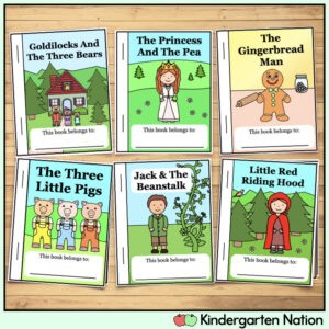 Fairy Tales Printable Short Stories Mini-Books | Kindergarten Nation