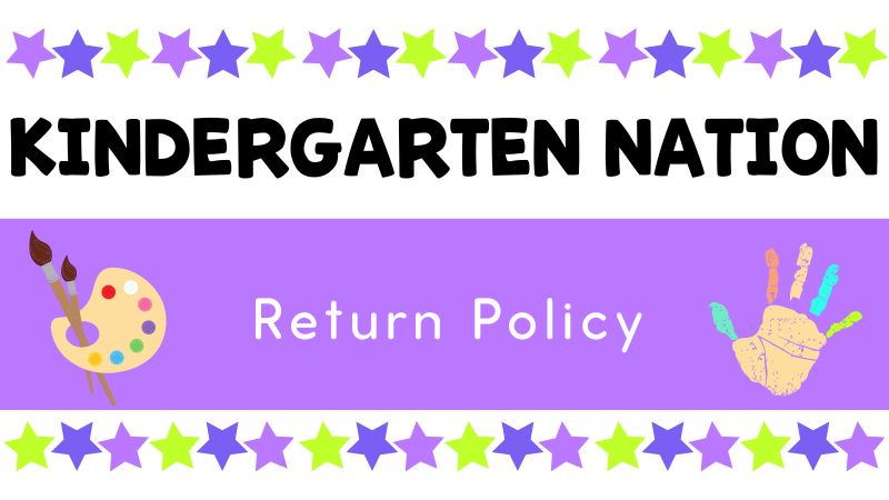 Refund And Returns Policy | Kindergarten Nation